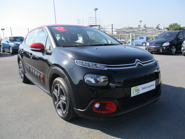 Citroen - C3 - 5πλη εγγύηση-FEEL BLUE HDI RED-BLACK - Μαύρο - 2017 ...