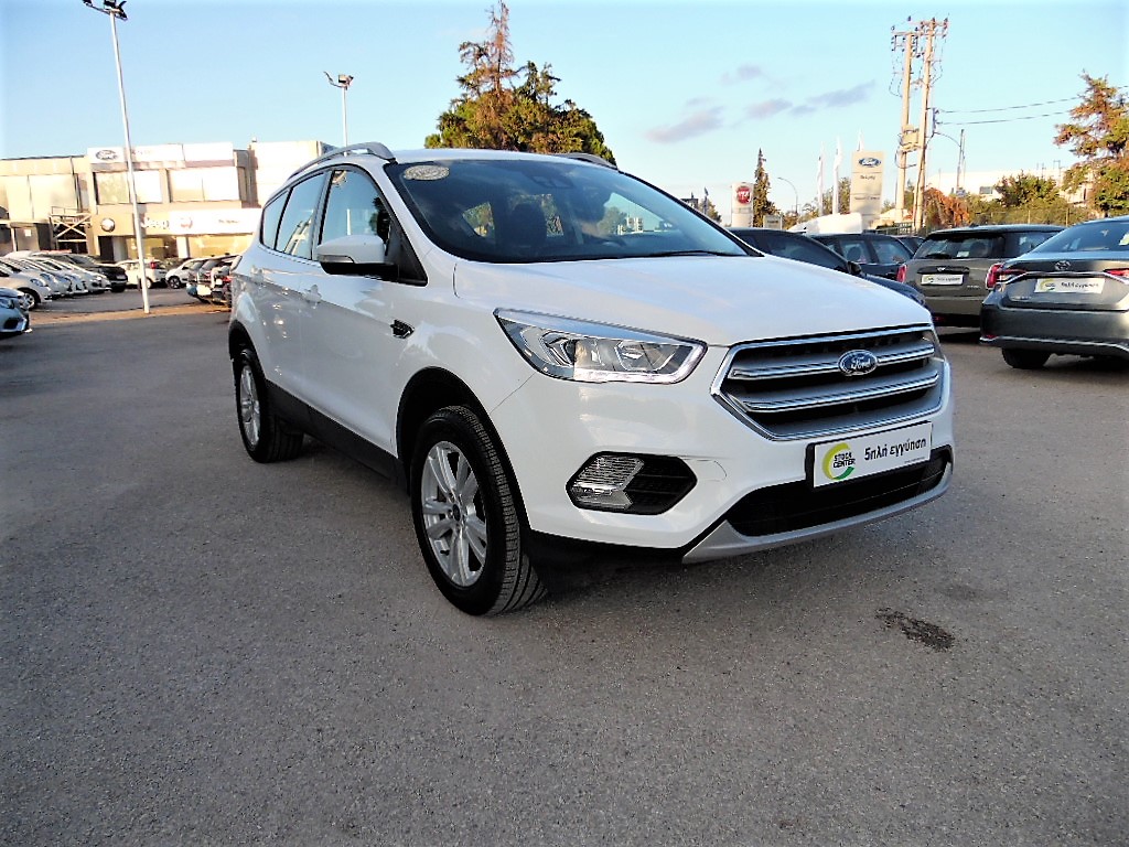 Ford - Kuga - 5 Χρόνια εγγύηση-BUSINESS - Ασπρο - 2018 | Stock Center