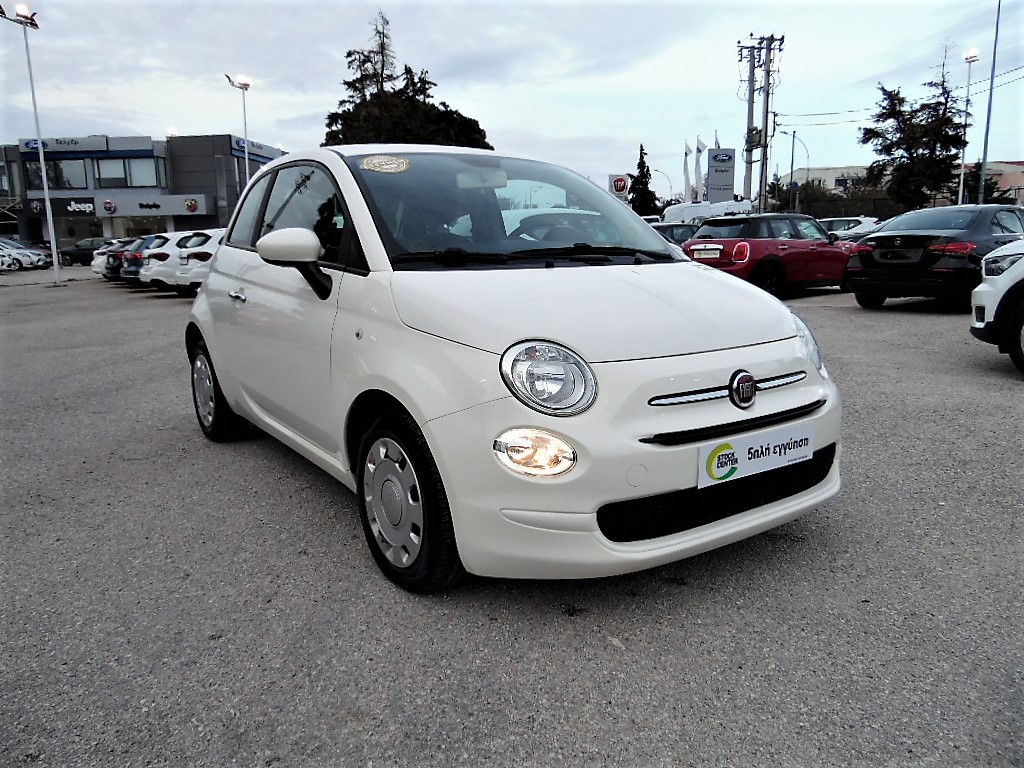 Fiat - 500 - 5 Χρόνια εγγύηση-POP - Ασπρο - 2018 | Stock Center
