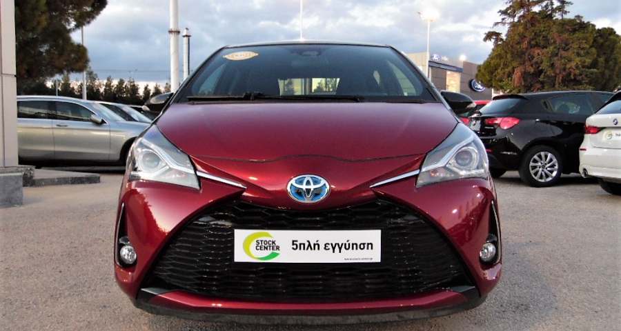 Toyota - Yaris - 5πλη ΕΓΓΥΗΣΗ-Bi TONE HYBRID CVT - Κόκκινο σκούρο ...