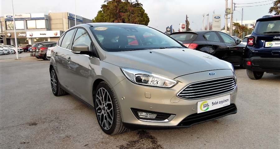Ford - Focus - 5πλη ΕΓΓΥΗΣΗ-TITANIUM X - Μπεζ - 2018 | Stock Center